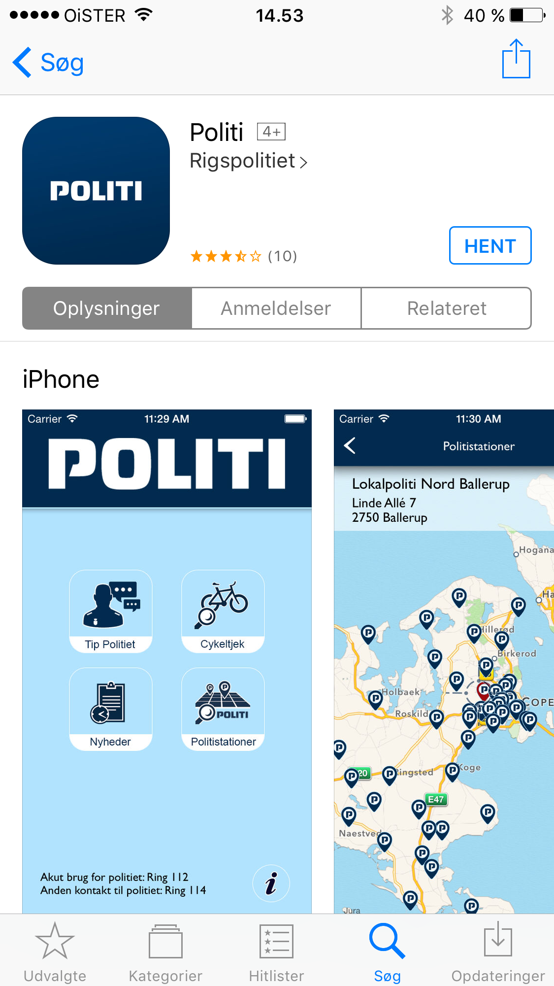 Politi.dk app - til iPhone eller Android | Politi & Beredskab